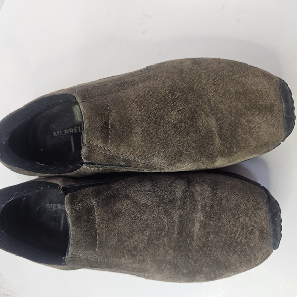 Merrell | Shoes | Merrell Jungle Moc Nubuck Womens Brown Slipon Shoes ...
